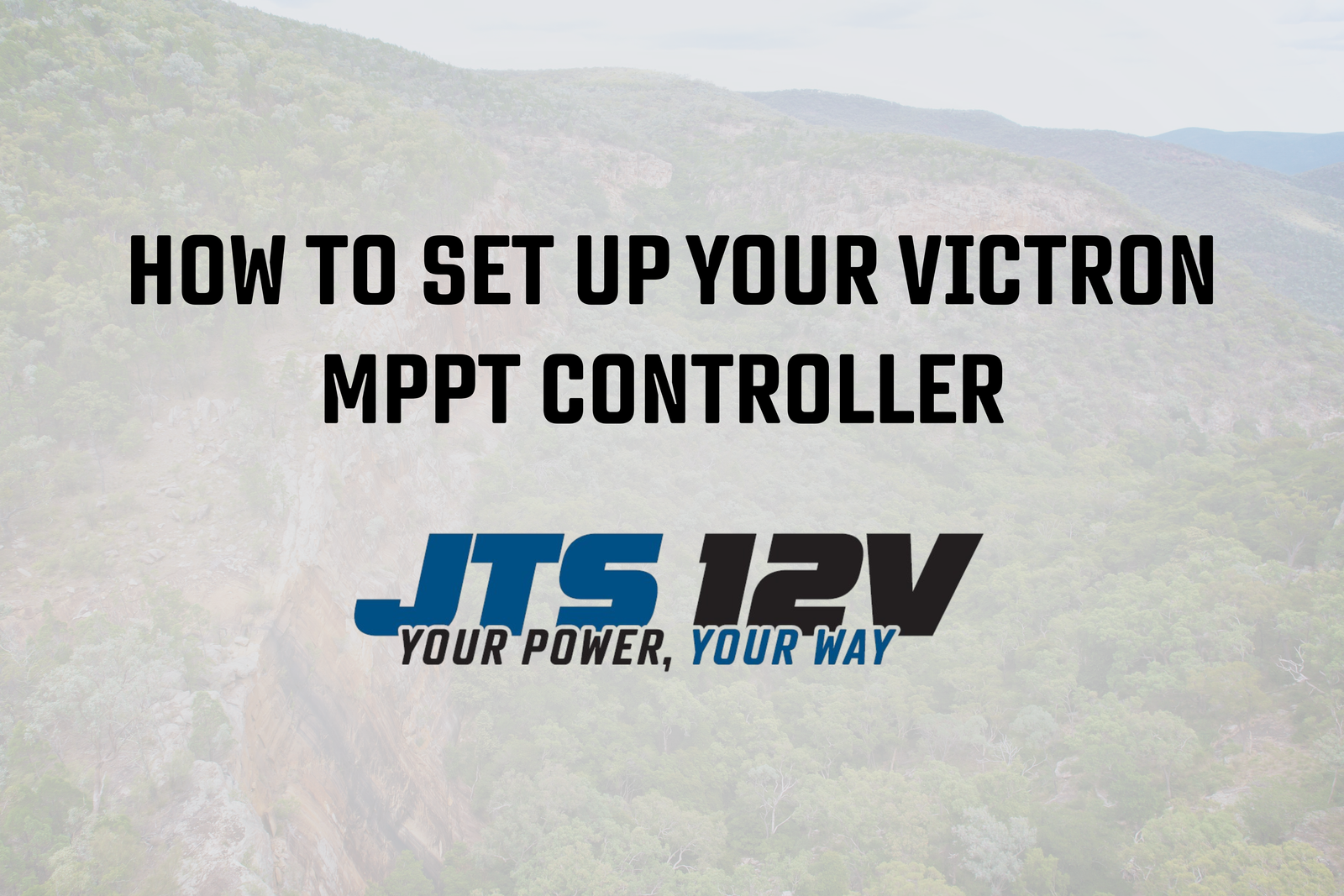 How to Set Up a Victron Smartsolar MPPT Controller — Full Guide – JTS ...