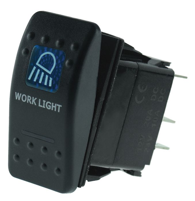 Rocker Switch Work Light – JTS 12 Volt