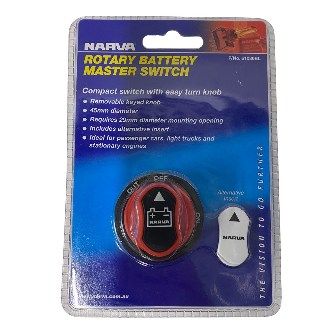 NARVA Battery Master Switch 100A at 12v – JTS 12 Volt