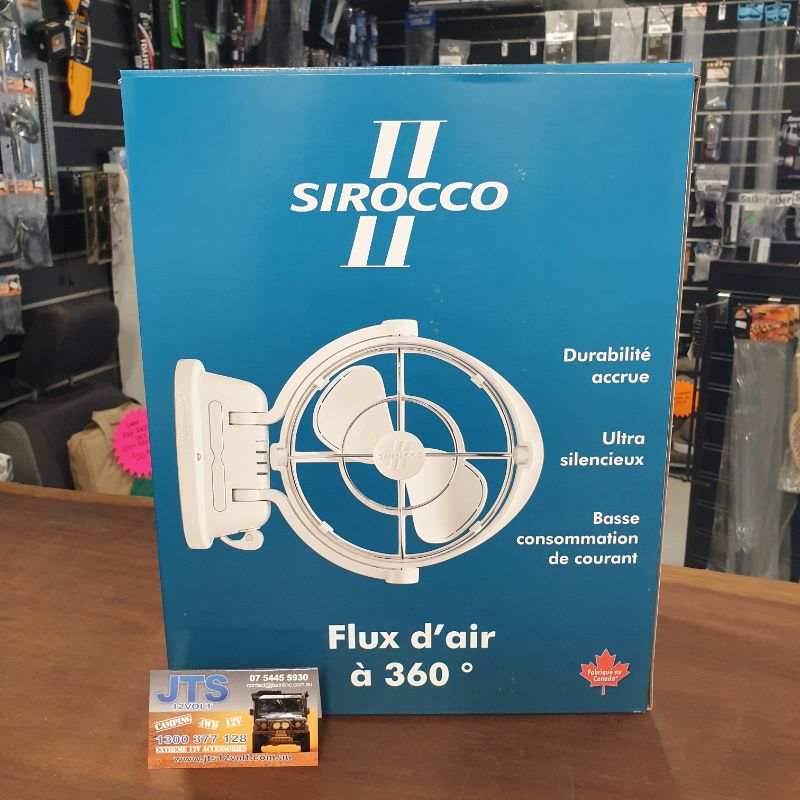 SIROCCO 11 Fan 12/24v – JTS 12 Volt